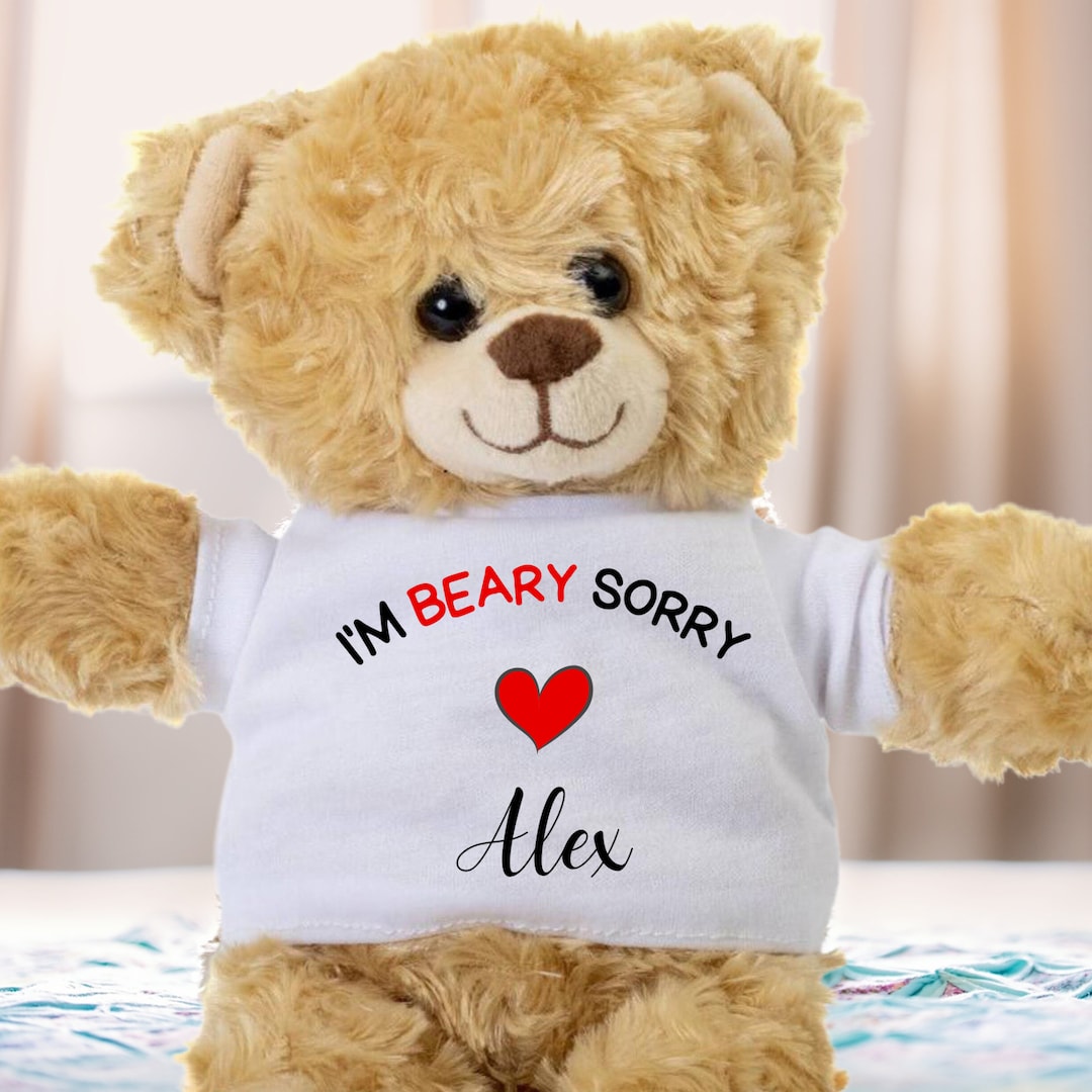 Im Sorry Teddy Bear, Im Beary Sorry Bear, Sorry Teddy Bear, I'm Sorry ...