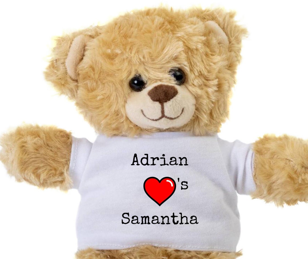 Custom Teddy Bear, Custom Plushie, Teddy Bear for Girlfriend, Teddy ...