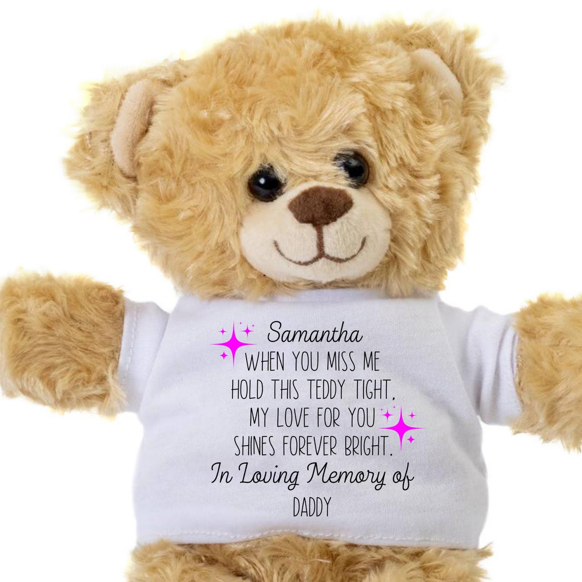 Memory Bear, Loss of Father, Loss of Dad, Kids Sympathy Gift, Grieving ...