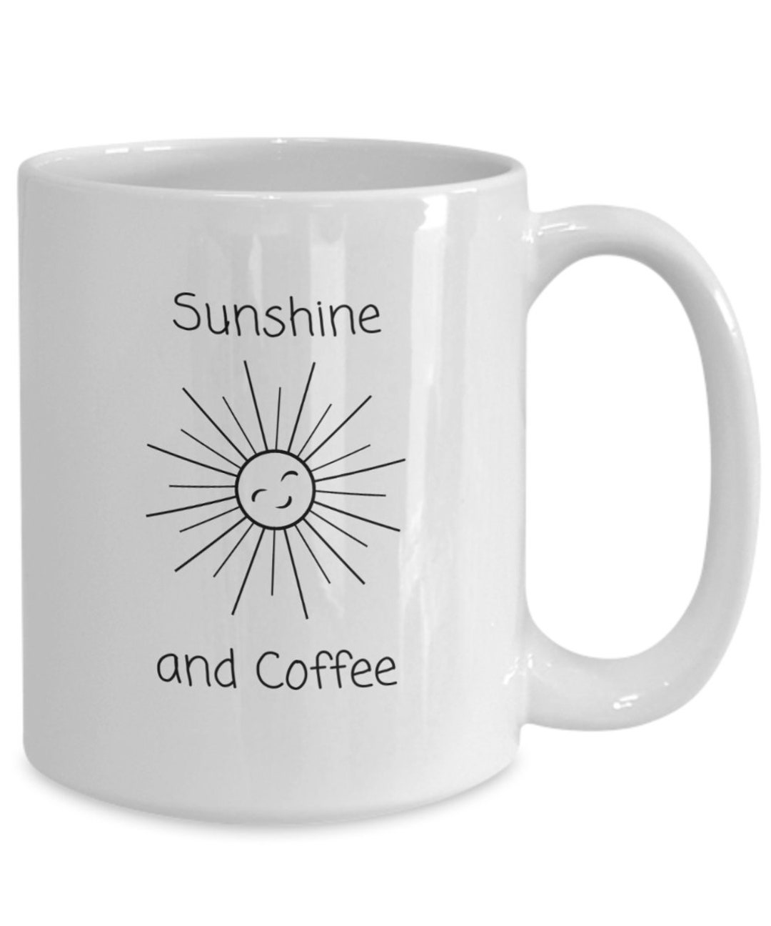 Sunshine and Coffee, Sun Mug, Sun Gift, Sunshine Mug, Sun Cup Gift ...