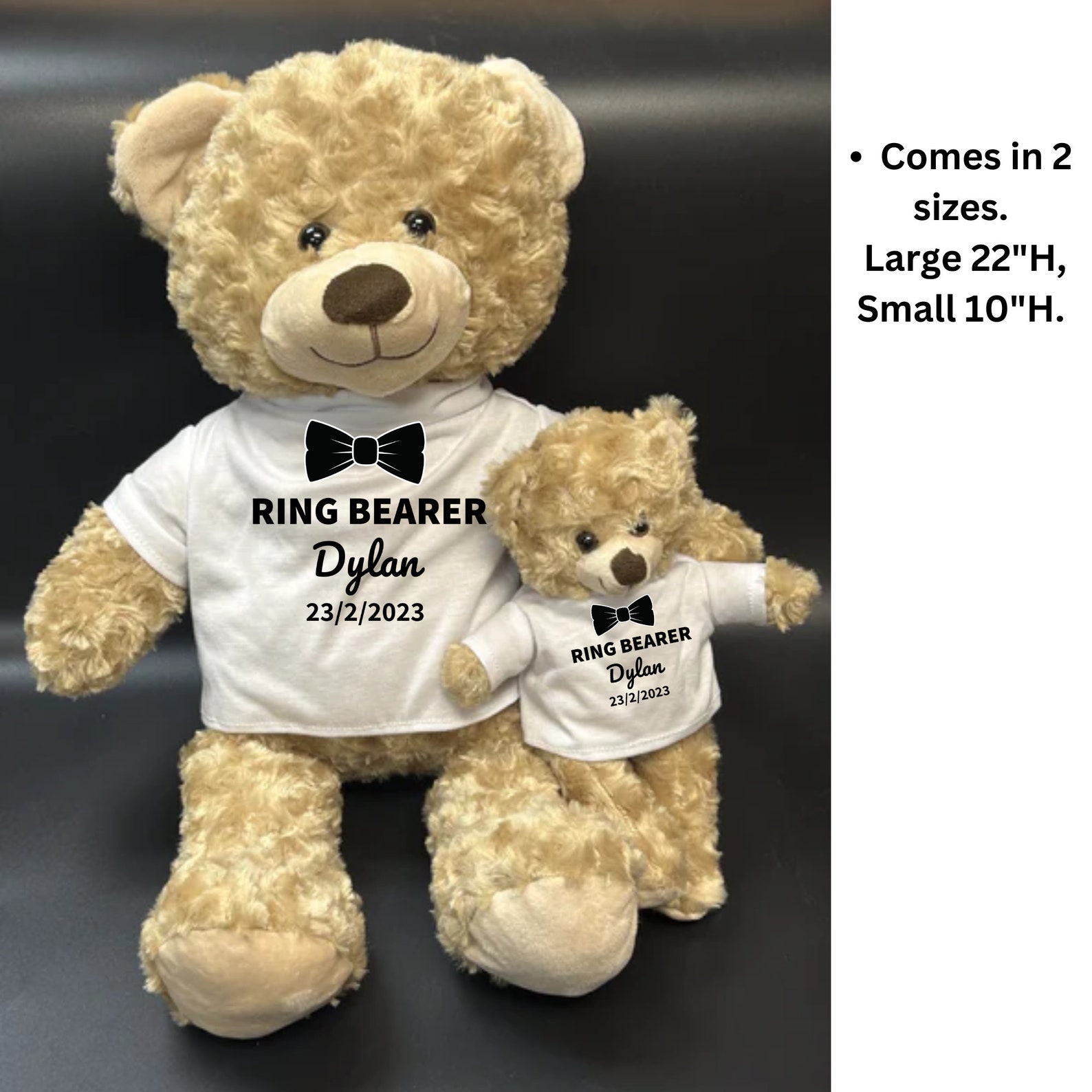 Ring Bearer Gift, Ring Bearer Proposal, Ring Bearer Bear, Custom Teddy ...