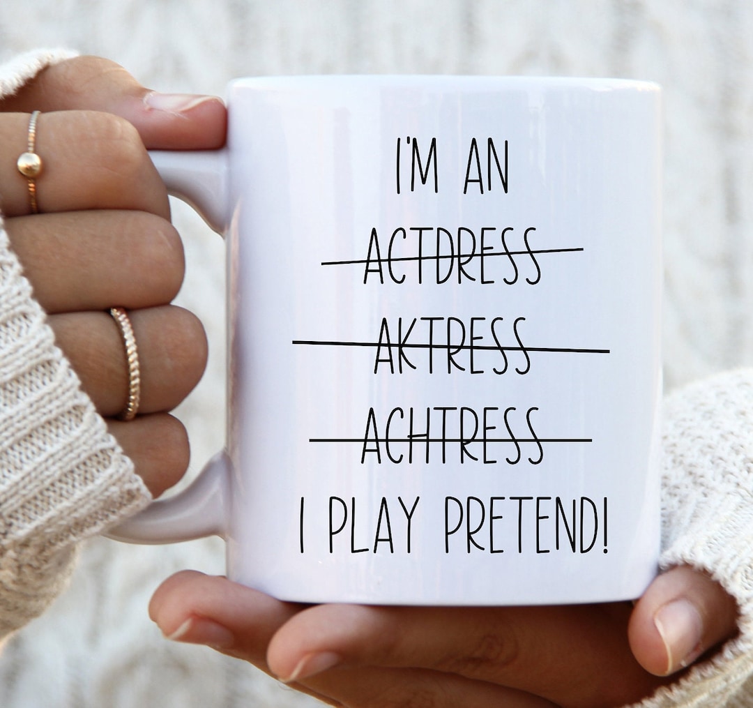 Actress Mug, Gifts for Aspiring Actresses, After Performance, Acting ...