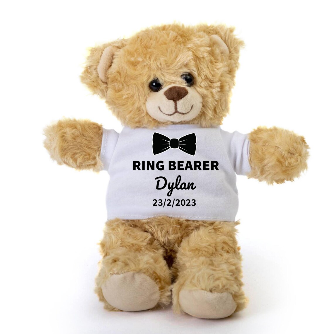 Ring Bearer Gift, Ring Bearer Proposal, Ring Bearer Bear, Custom Teddy ...