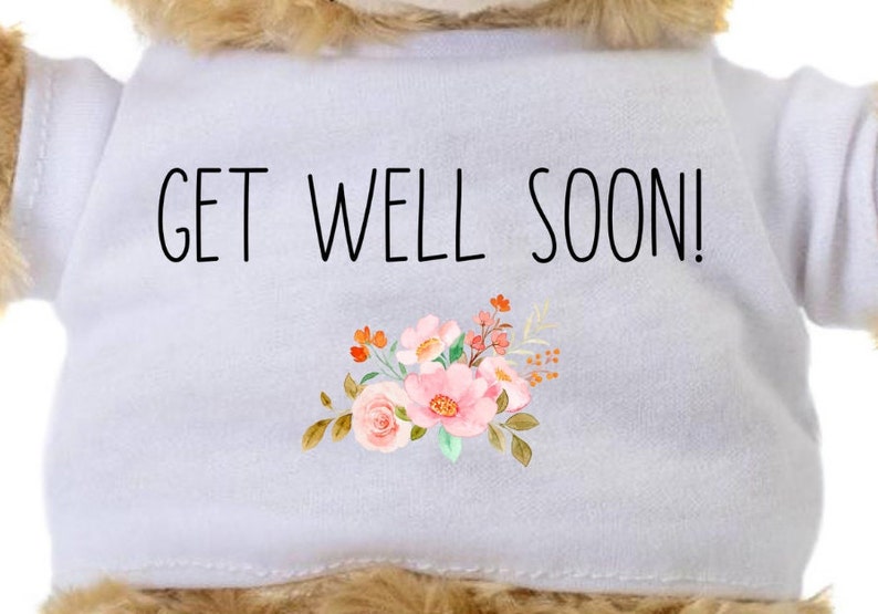 Get Well Soon Teddy Bear, Get Well Gift, Recovery Gifts, Get Well Teddy ...
