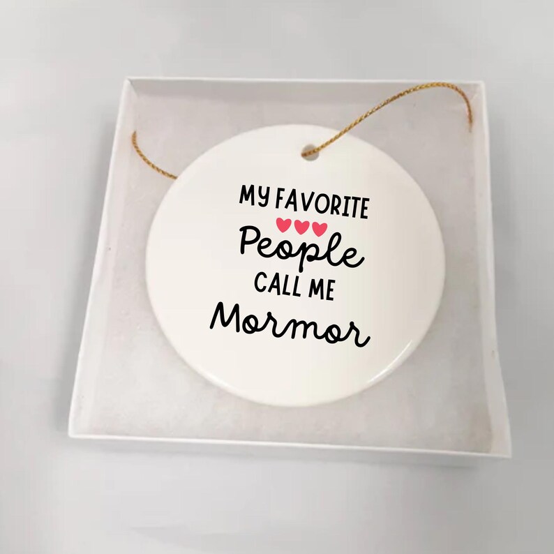 Mormor Ornament, Mormor Gift, Gift Ideas for Sweden Grandmother, My ...