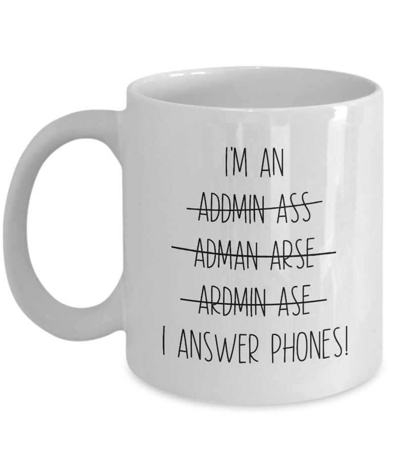 Administrative Assistant Mug, Admin Appreciation Gift, Professional Day Gifts, Gift Ideas for ...