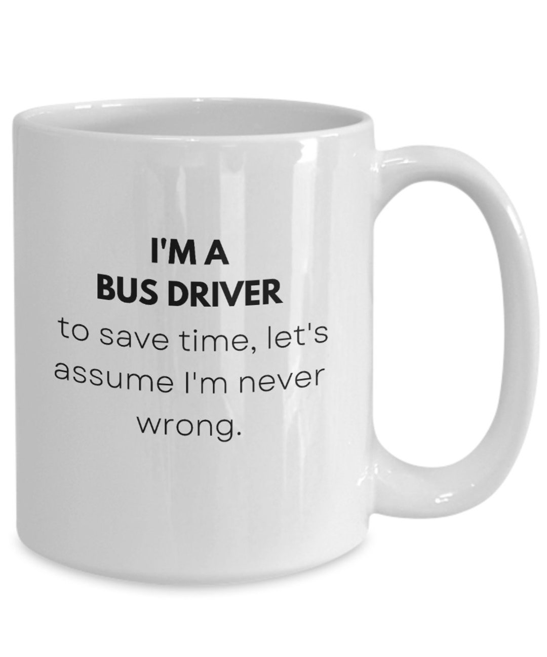 Bus Driver Mug, Gift Ideas for Bus Driver Birthday, School Bus, Transit ...