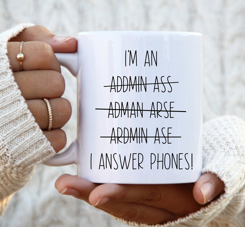 Administrative Assistant Mug, Admin Appreciation Gift, Professional Day Gifts, Gift Ideas for ...