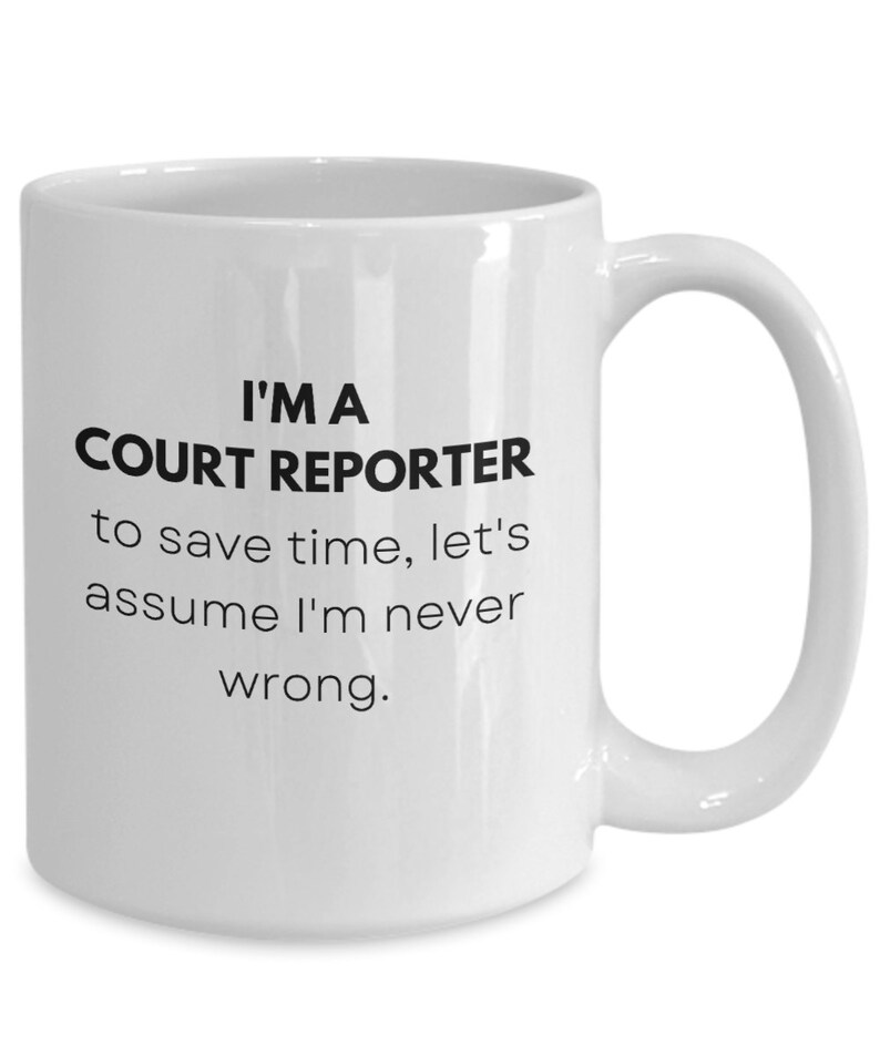 Court Reporter Mug, Court Reporter Gifts, Gift Idea for Court Reporter ...