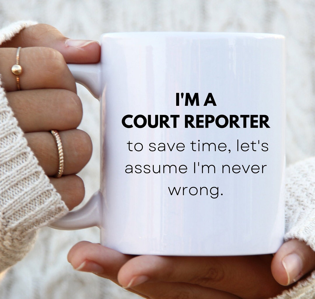 Court Reporter Mug, Court Reporter Gifts, Gift Idea for Court Reporter ...
