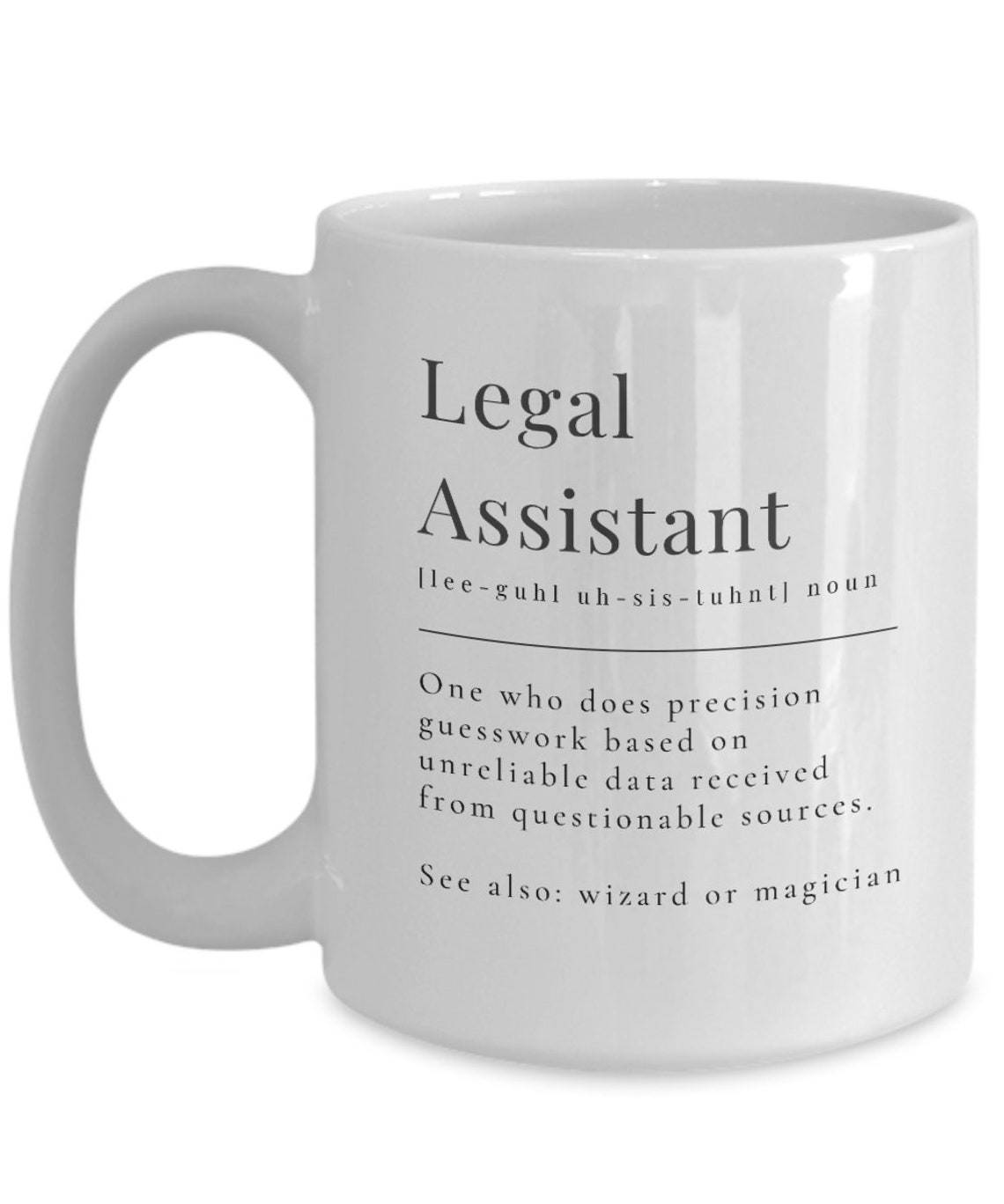 Legal Assistant Mug, Gift Ideas for Paralegal, Secretary Magician ...