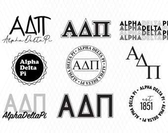 Alpha Delta Pi Cricut - Etsy