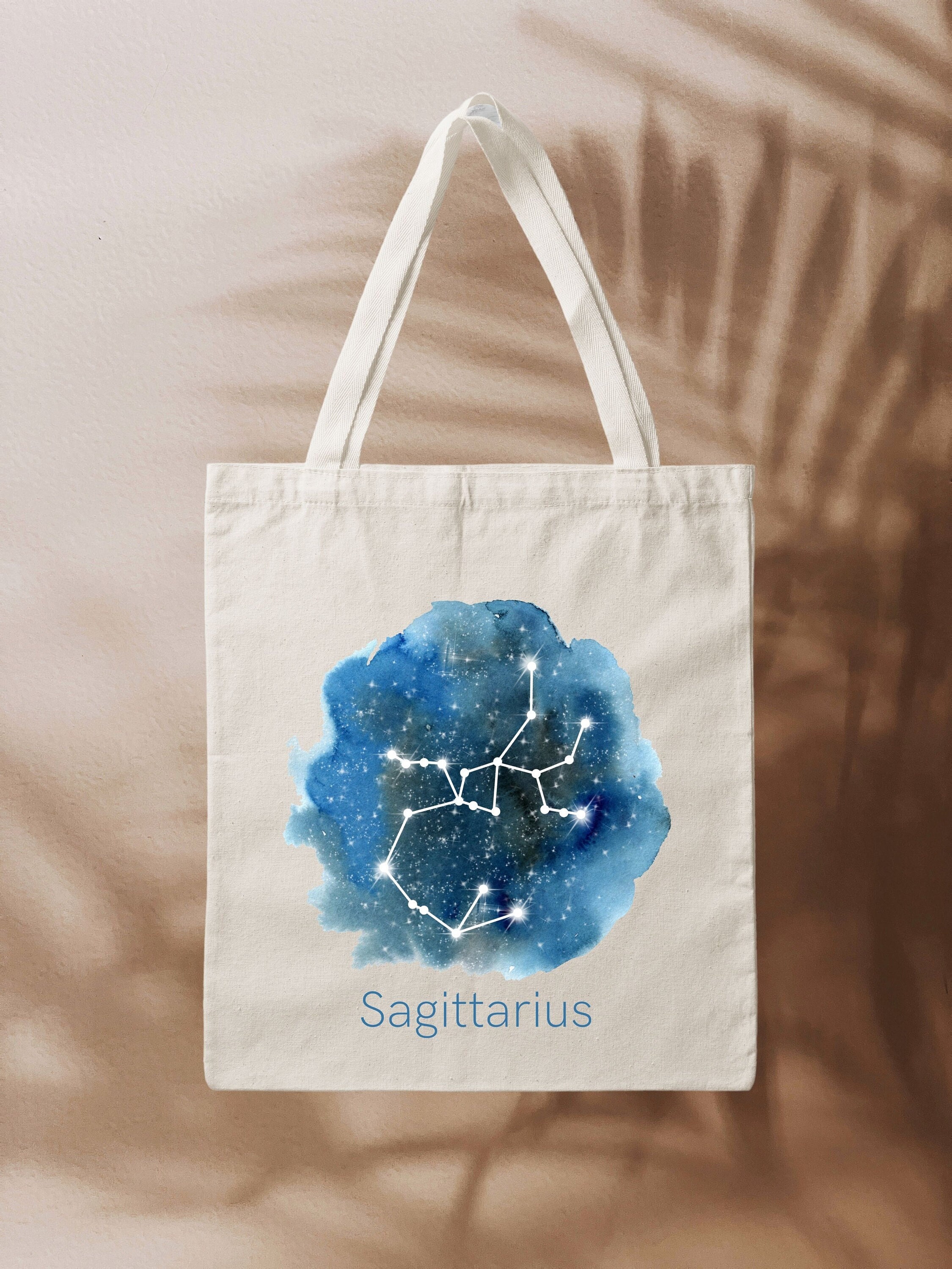Sagittarius Constellation Zodiac Tote Bag 100% Cotton Stars, Astrology ...