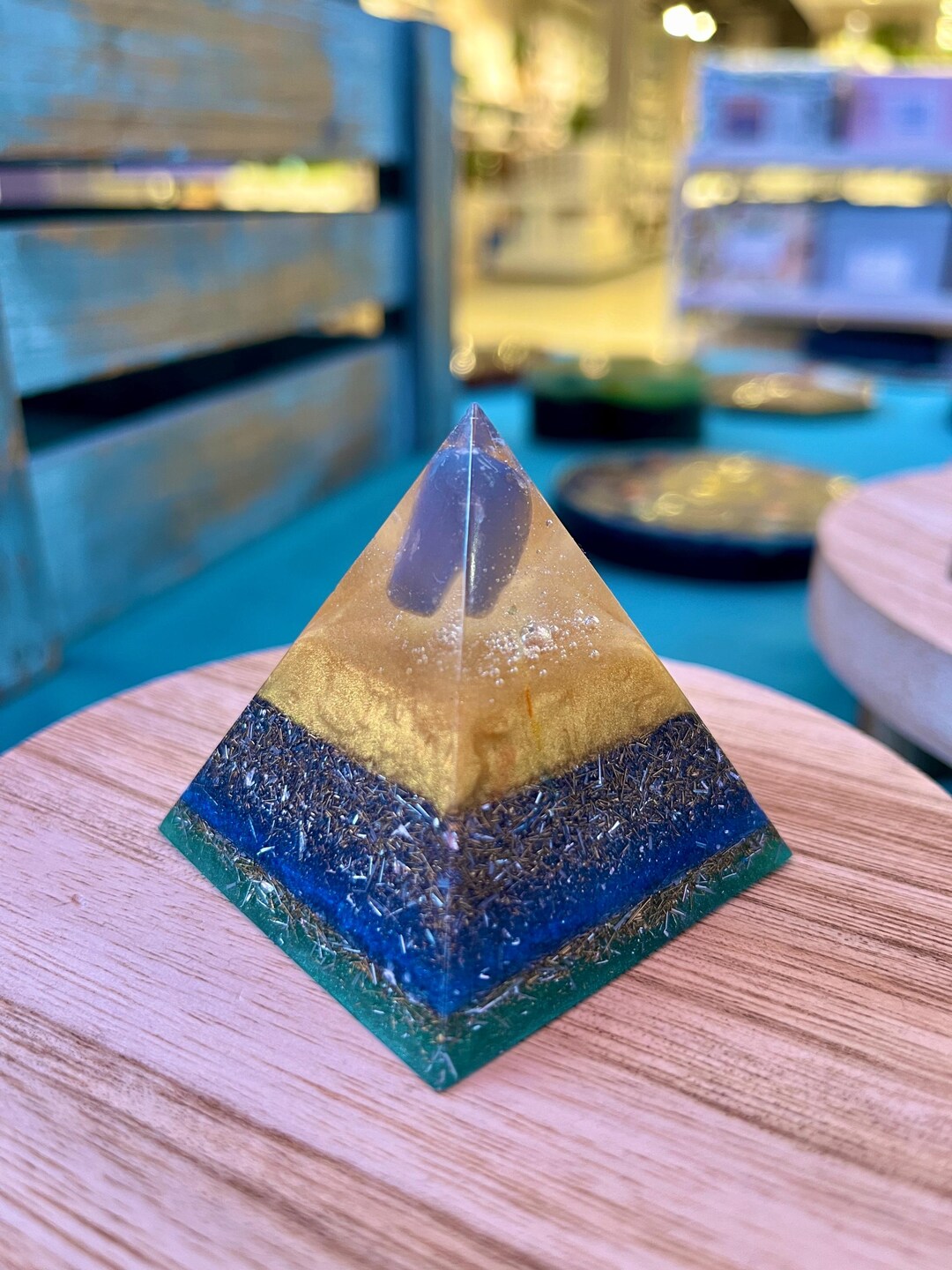 Orgone Pyramid Lapis Lazuli EMF Protection Orgonite Meditation Gift - Etsy Australia