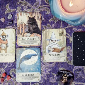 Magical Animals Oracle Cards Deck - 18 Card Deck - 63x88cm/2.5x3.5inch ...