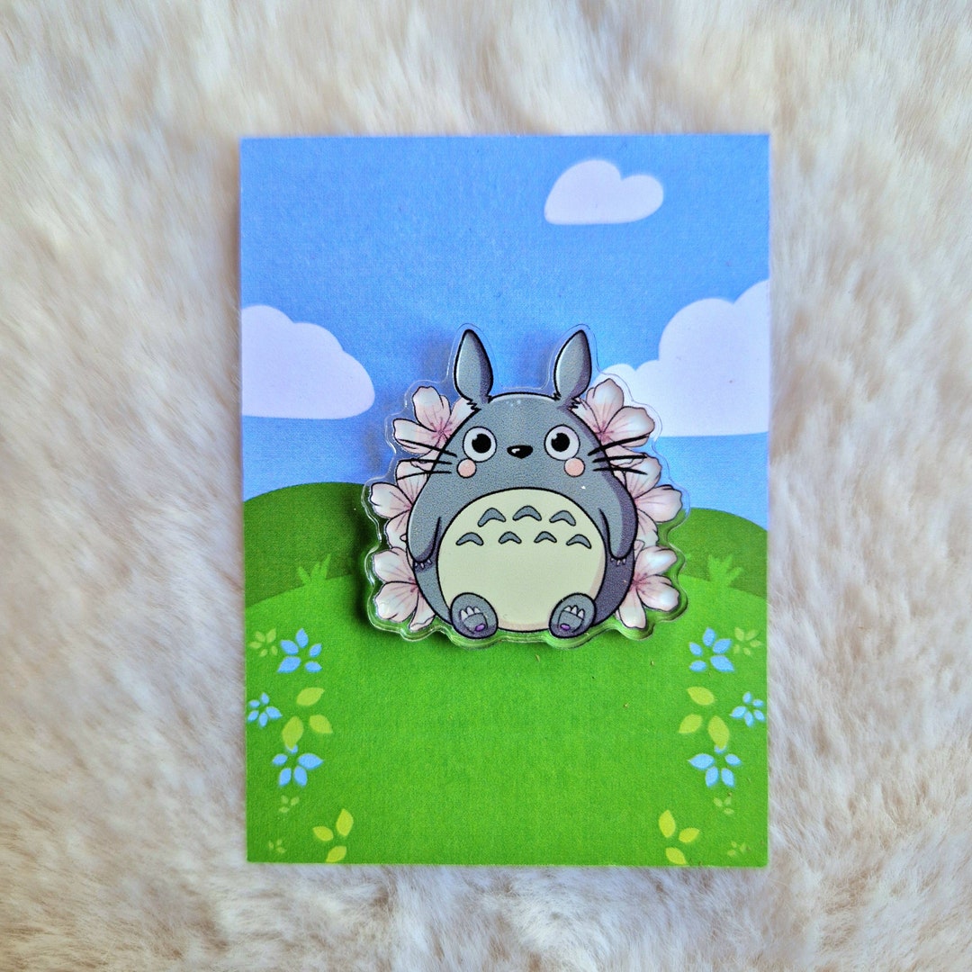 Anime My Neighbor Totoro Studio Ghibli With Cherry Blossoms Pin With ...