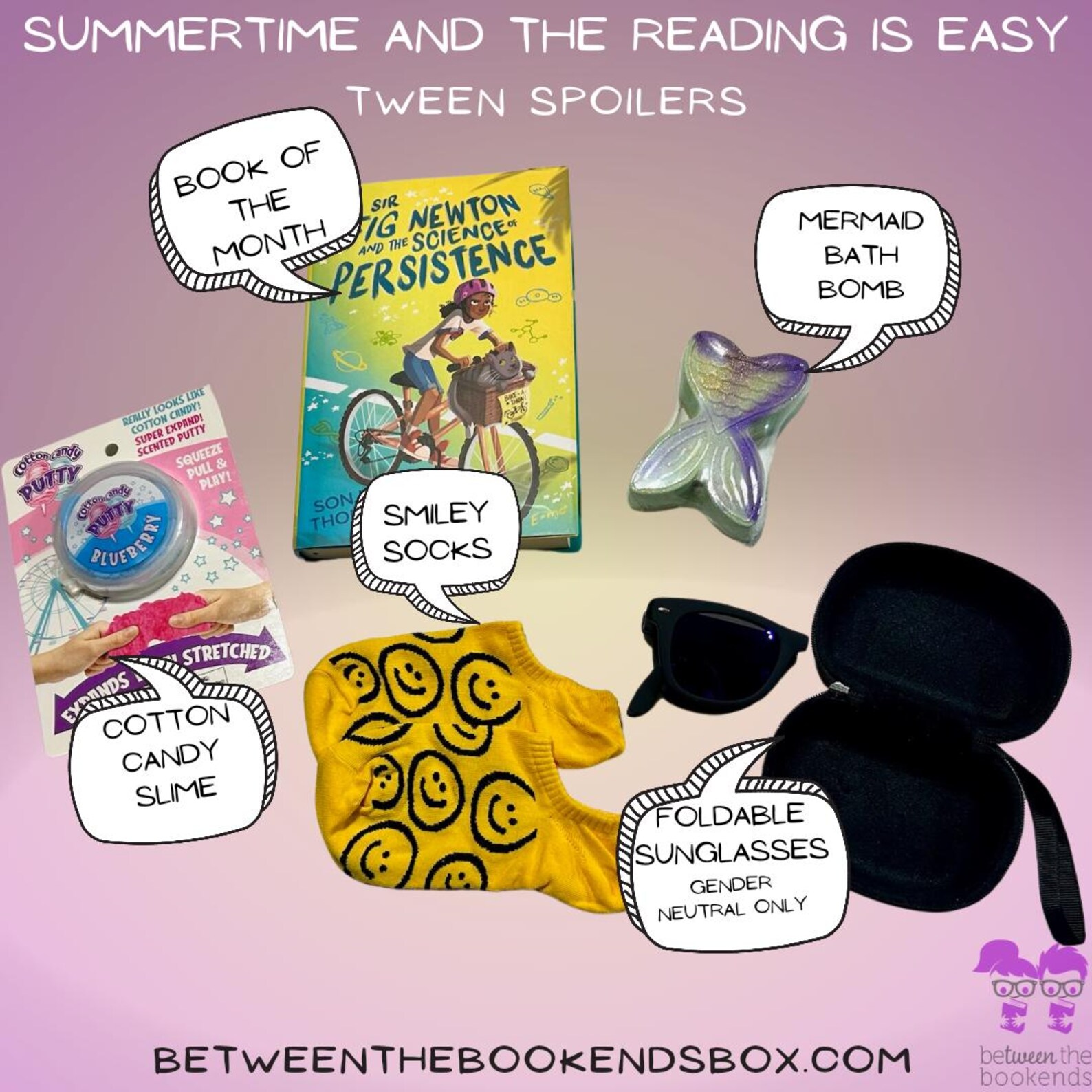 Tween Book Box "summertime and the Reading is Easy" - Etsy