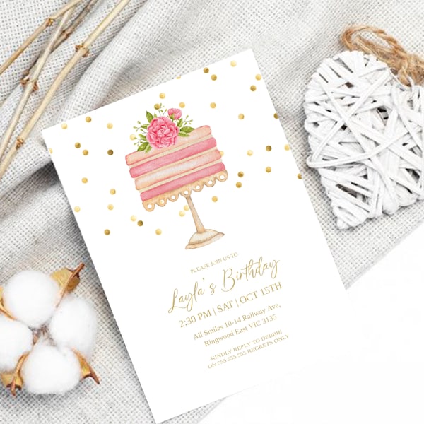 Coffee and Cake Invitations - Etsy