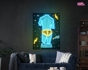 Handmade Blue Moon Neon Sign Man Cave Decor Neon Light Sign - Etsy