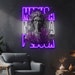 Living Room Decor Aesthetic Neon Sign Statue Art Work for Walls, Home ...