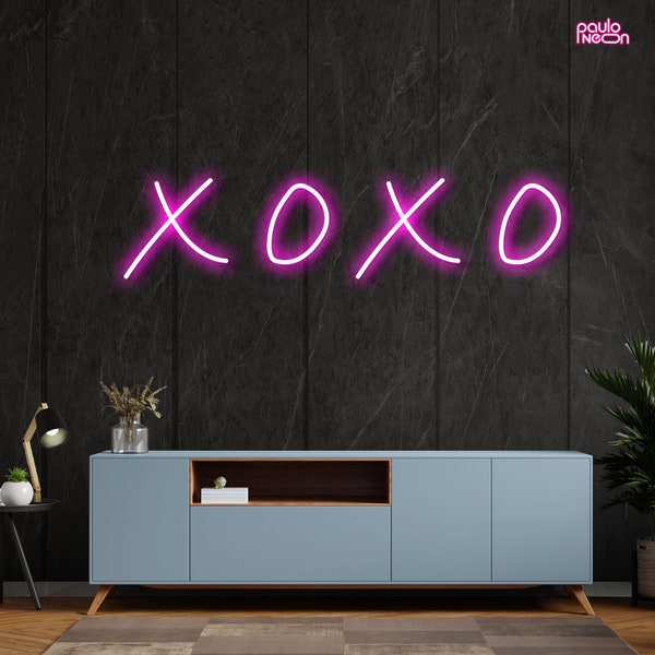 Xoxo Red Neon Sign - Etsy