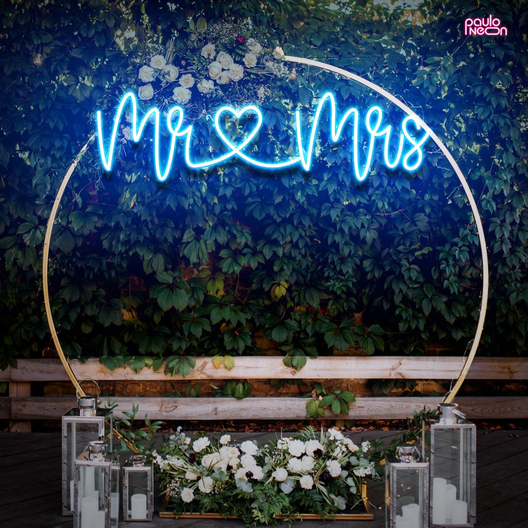 Neon Wedding Sign Custom Neon Sign Wedding Decor Wedding - Etsy