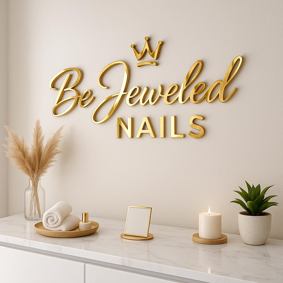 Custom 3D Business Logo Sign: Laser-cut Wall Decor - Etsy