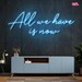 All We Have is Now Neon Sign Custom Room Decor Neon Sign - Etsy