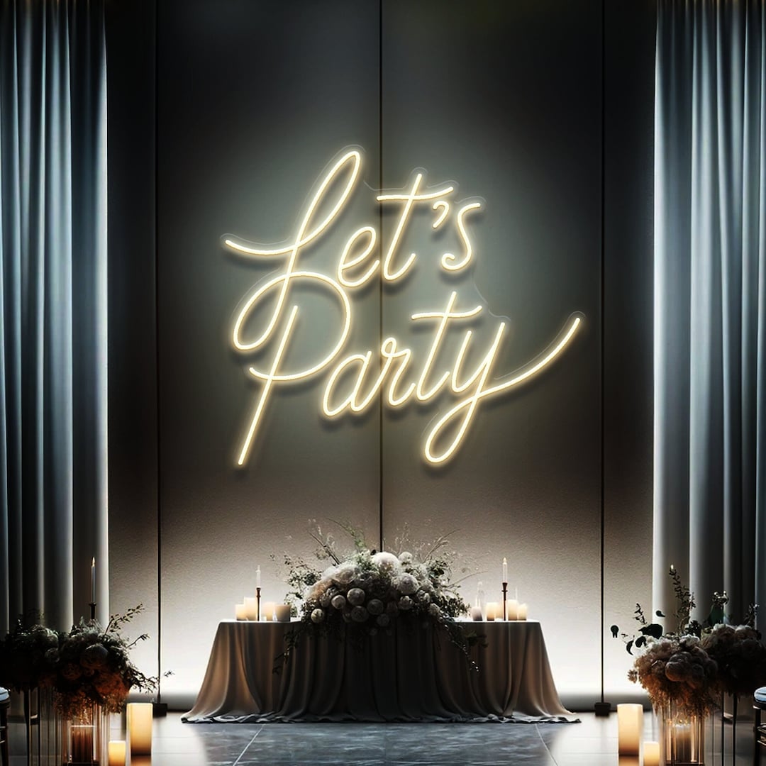 Neon Name Sign Custom Wedding Backdrop, Last Name Sign Wedding Decor ...