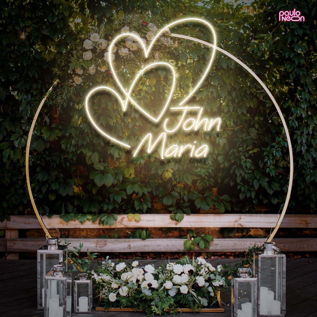 Custom Neon Sign Wedding Decor Custom Neon Sign Wedding - Etsy