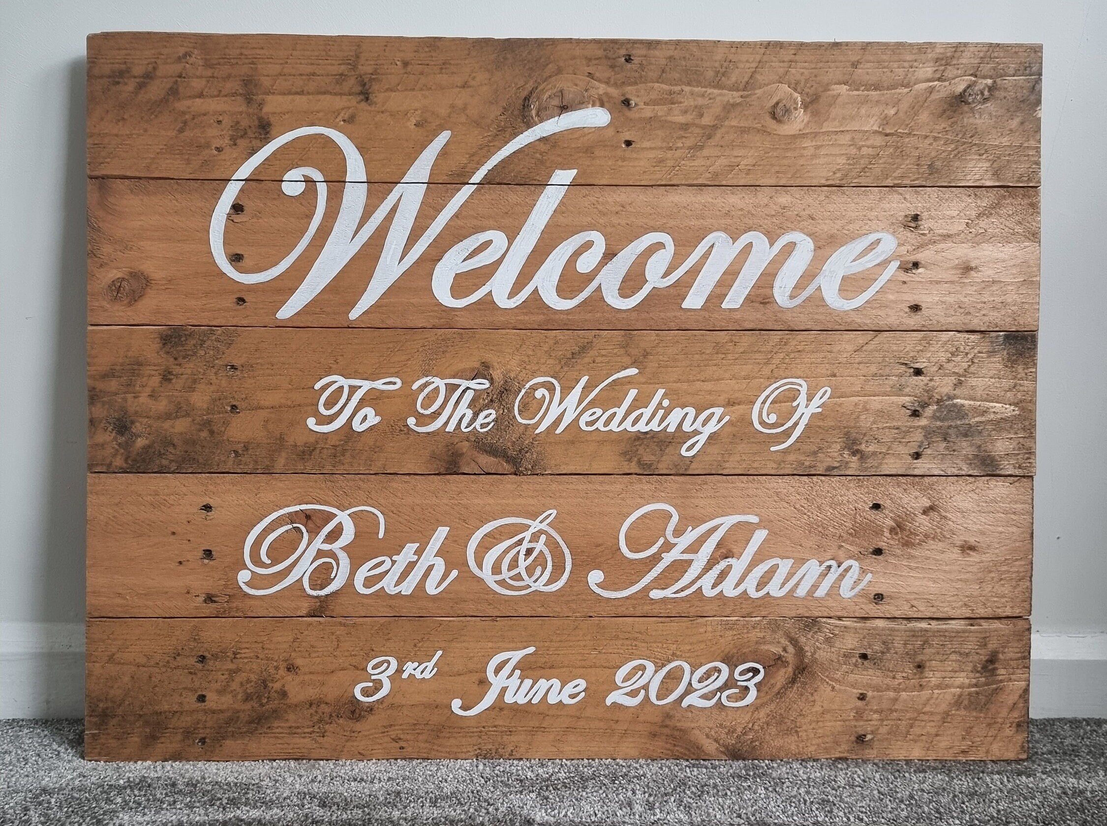 Wedding Welcome Sign - Etsy