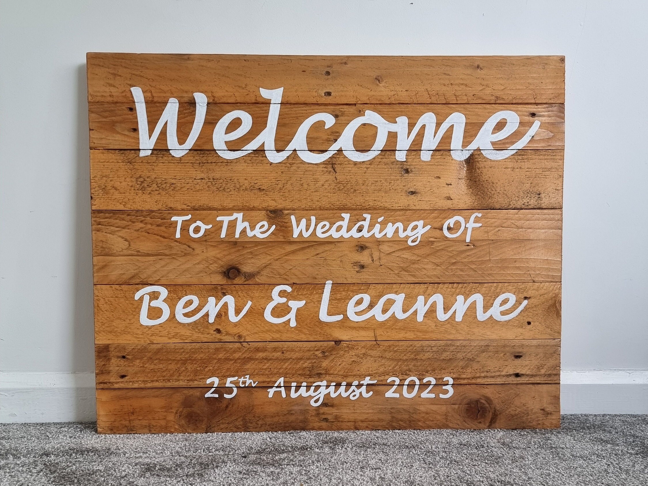 Wedding Welcome Sign - Etsy