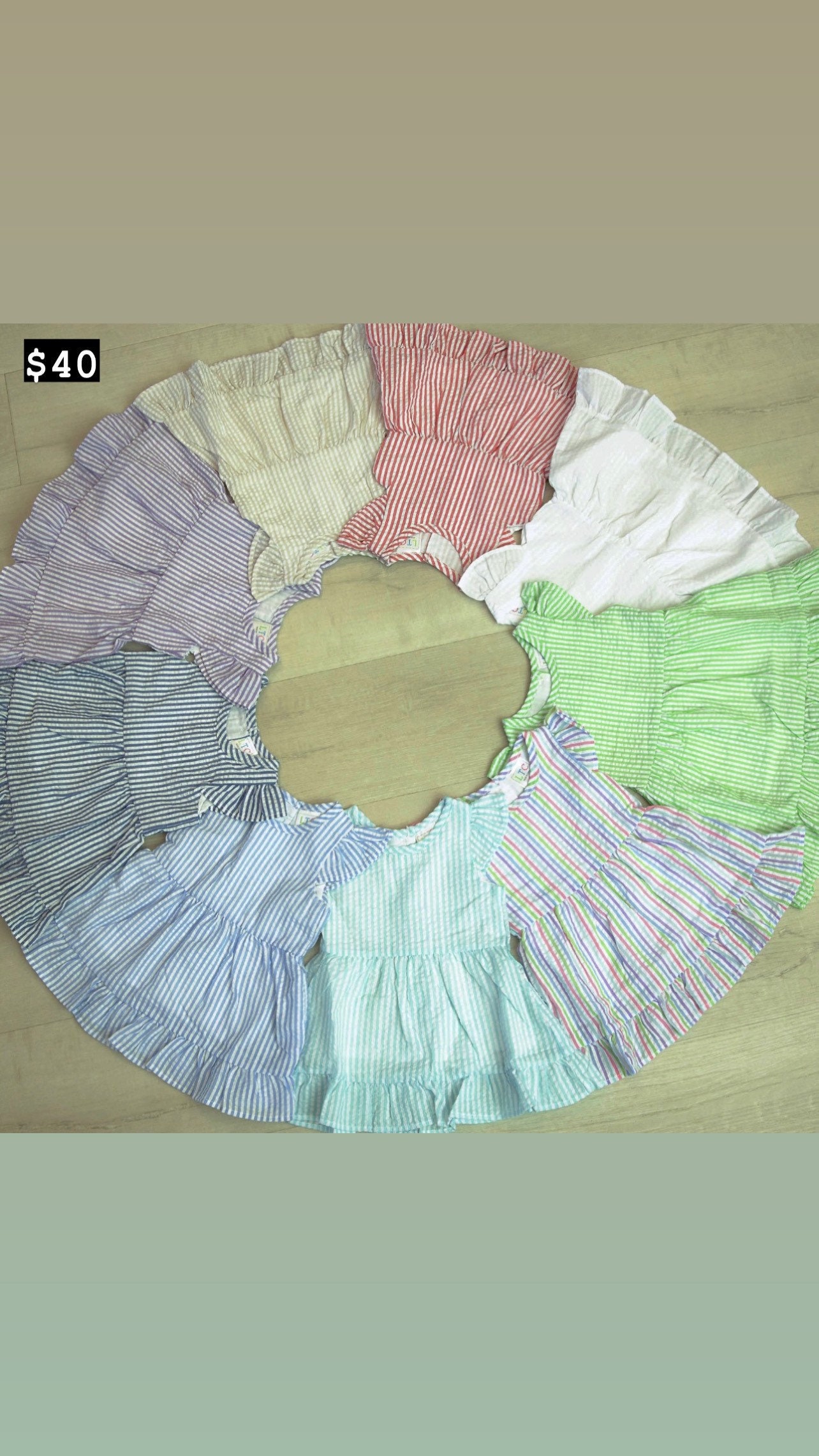 Girls Seersucker Dress - Etsy