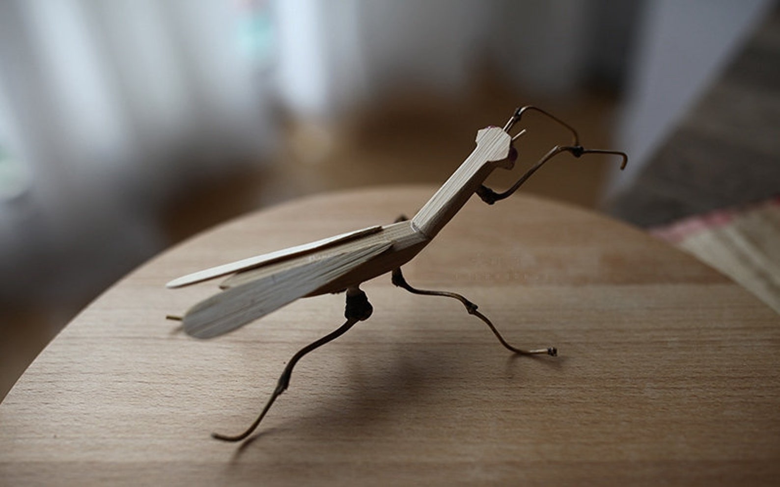 Bamboo Insect Mantis Beetle Sculpture Mini Insects Statue - Etsy