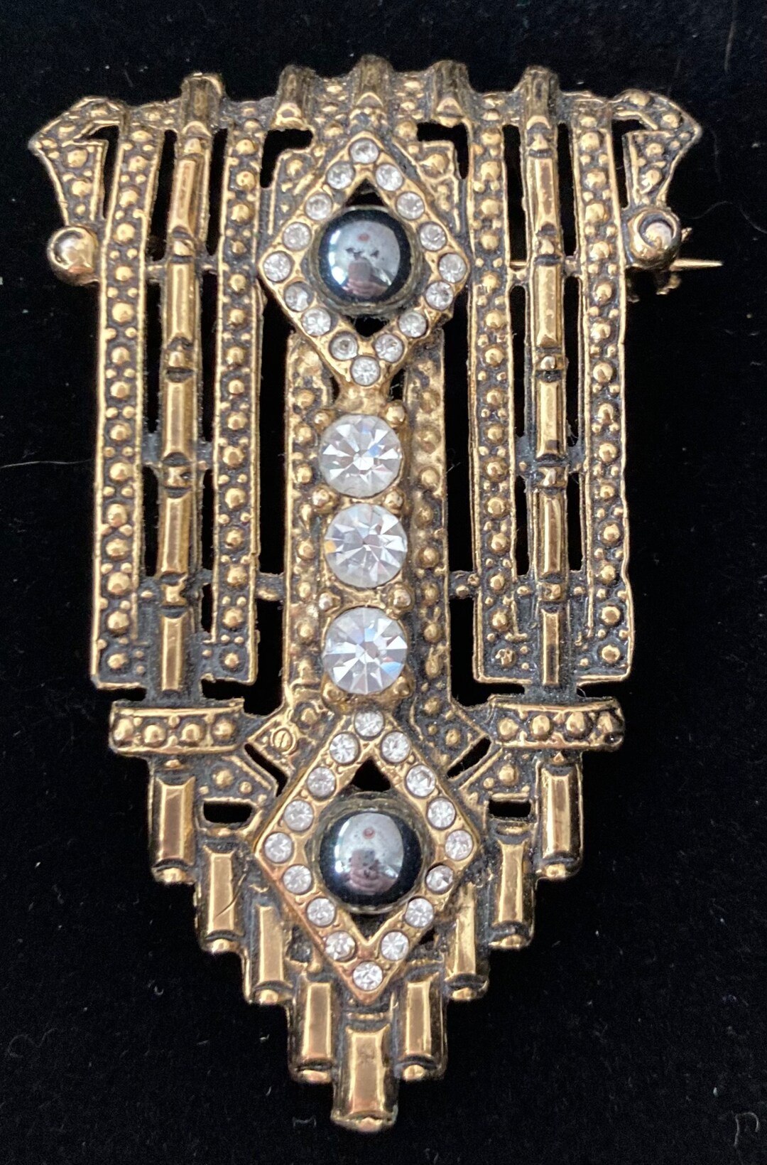 Choice of Two Art Deco Style Brooches - Etsy