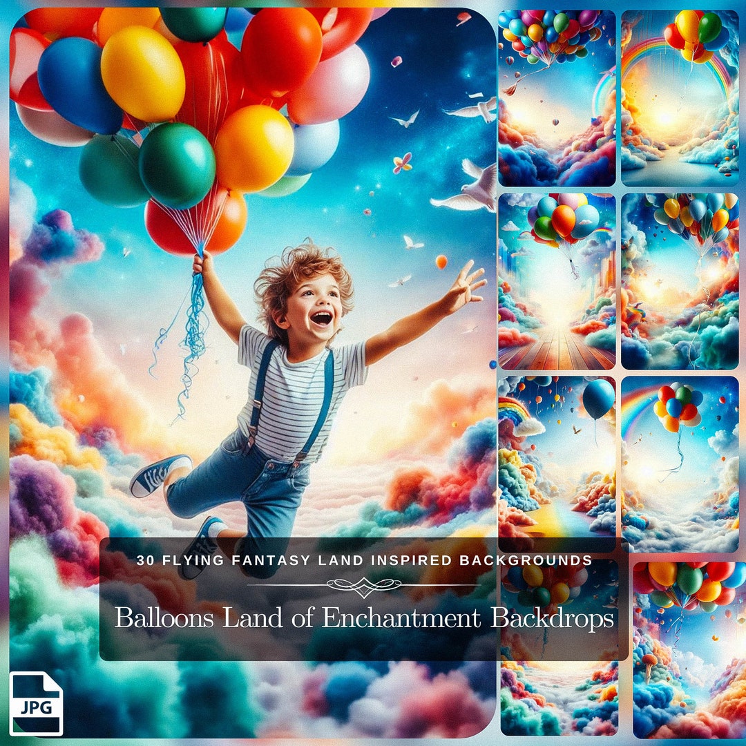 Land of Enchantment Backdrops: 30 Digital Wonderland Scenes With Flying ...