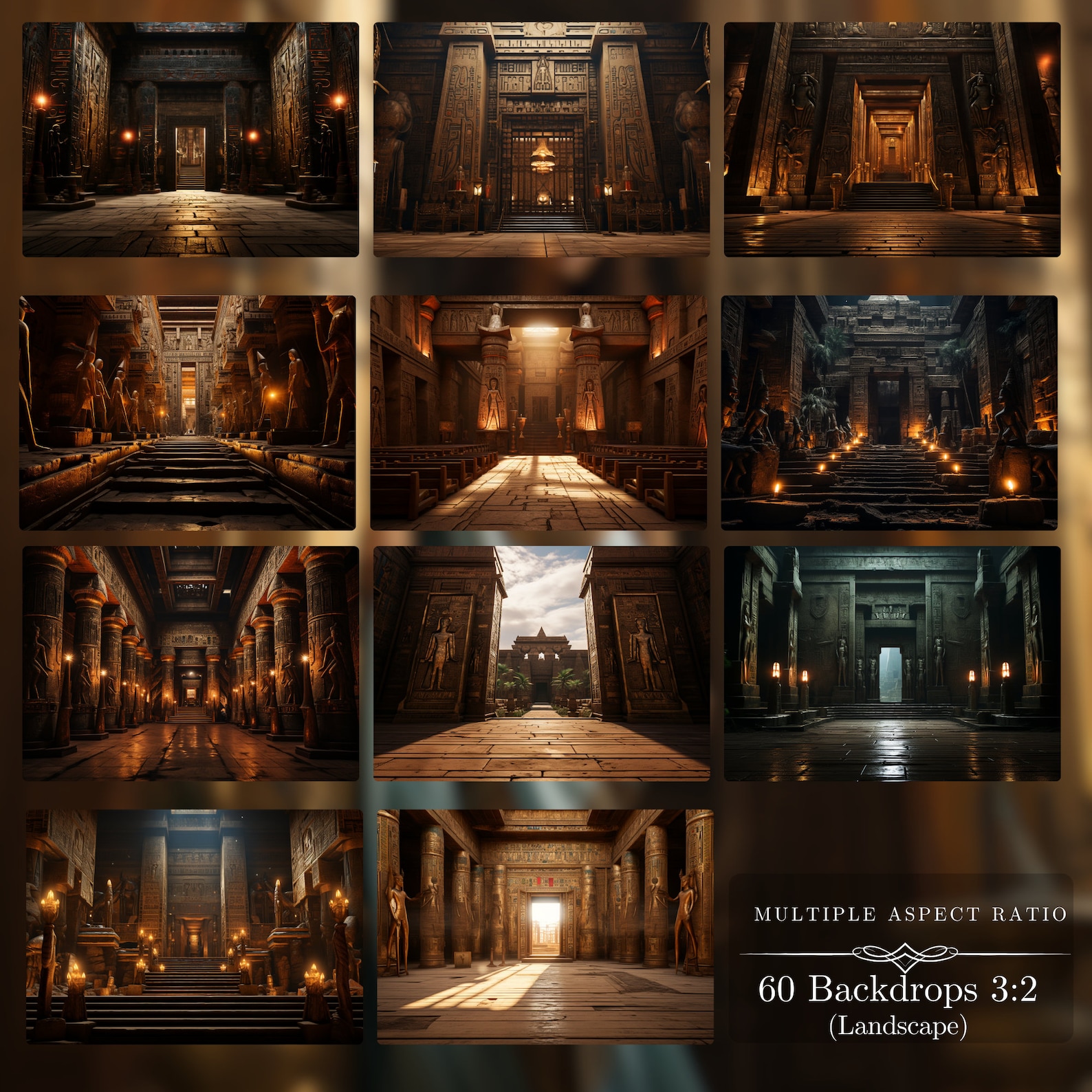 Ancient Egypt Photography Backdrop: 120 Egyptian Backdrop With - Etsy