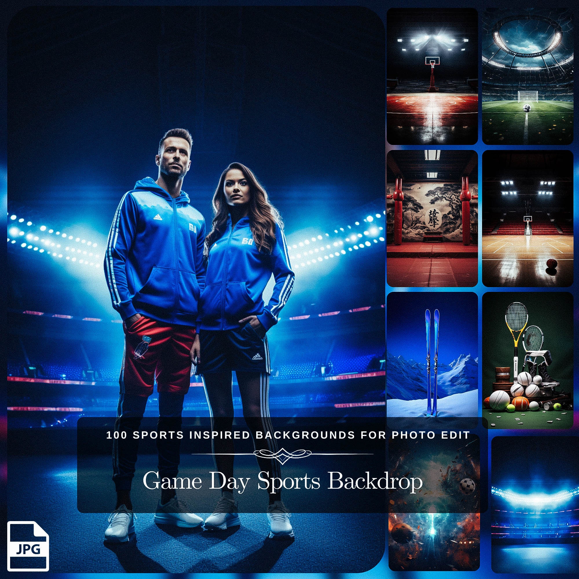 Game Day Sports Backdrop: 100 Stock Photos of Ice Skating, College ...