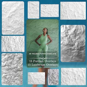 Scrunchy Set Digital Backdrops: 30 Digital Texture JPG Files With 30 ...