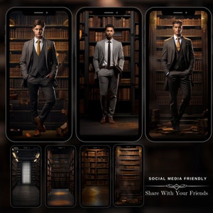 30 Vintage Library Backdrop for School-themed and Elegant Composite ...