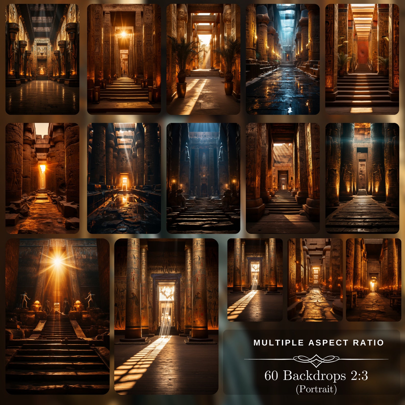 Ancient Egypt Photography Backdrop: 120 Egyptian Backdrop With - Etsy