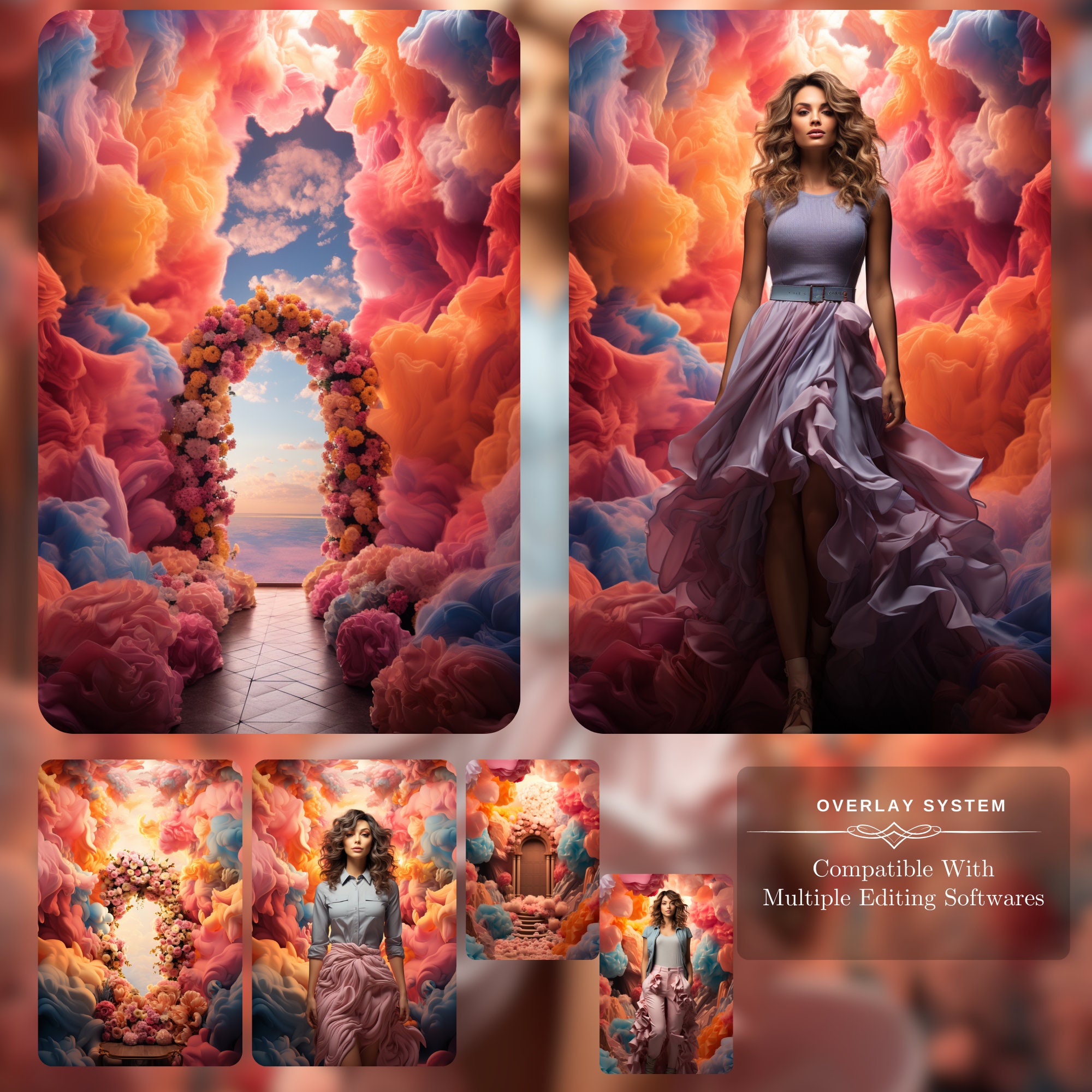 Stairway to Heaven Pastel Art: 35 Enchanting Overlays of Heavens Gate ...