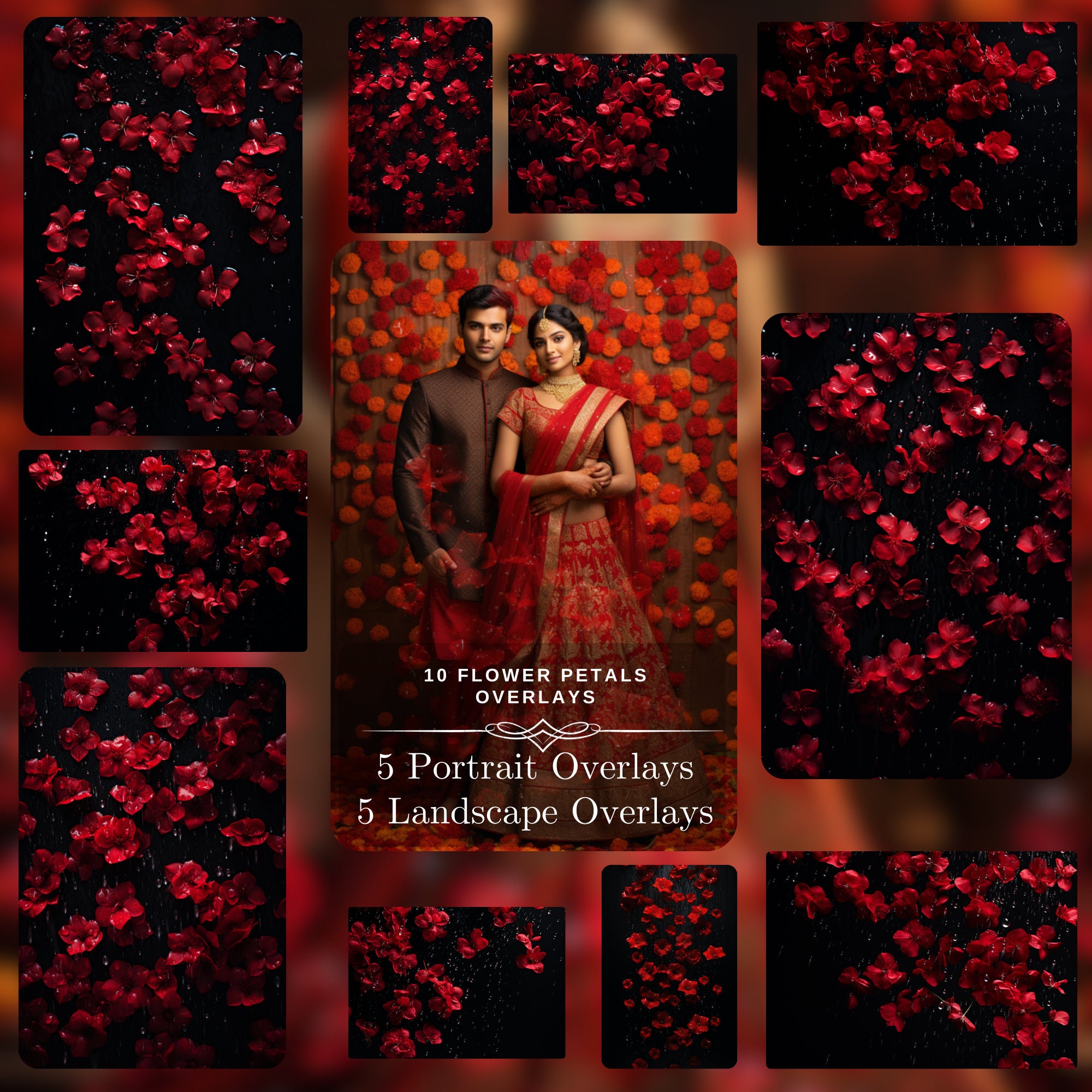 Indian Decor Seemantham Backdrop: 30 Traditional Backdrop Set - Etsy ...