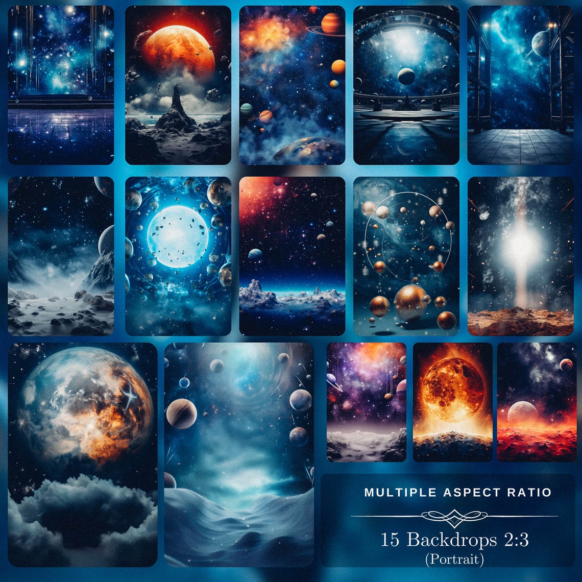 30 Outerspace Backdrop Magic: Moon and Stars in Space Background ...