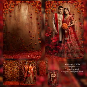 Indian Decor Seemantham Backdrop: 30 Traditional Backdrop Set With 10 ...