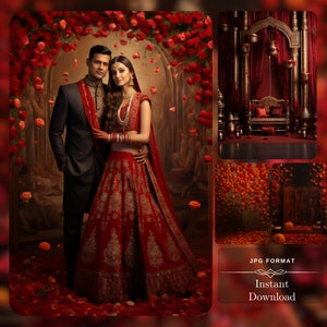 Indian Decor Seemantham Backdrop: 30 Traditional Backdrop Set With 10 ...