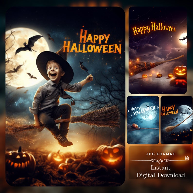 Happy Halloween Background Images: 60 Spooky Season Wonderful Wizard ...