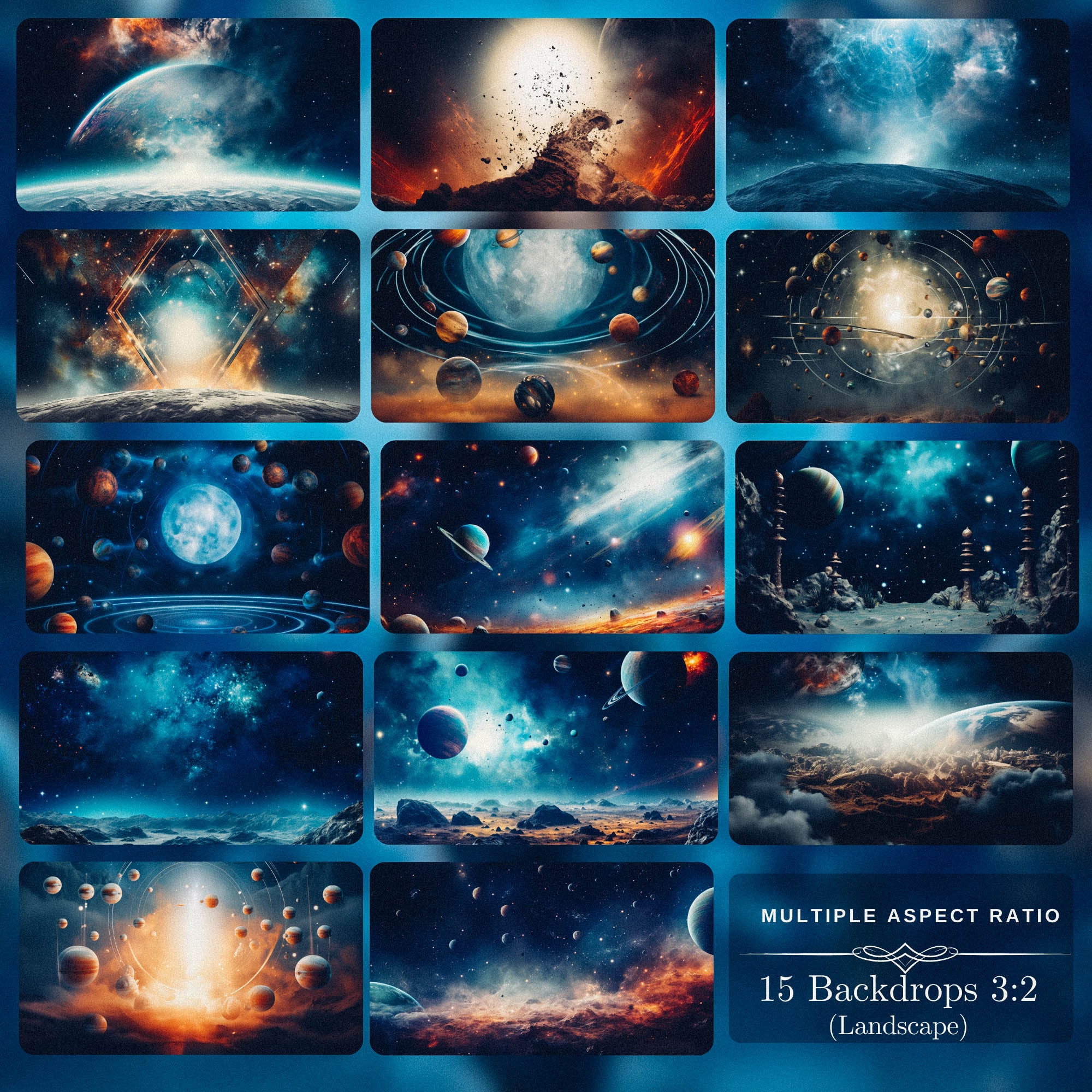 30 Outerspace Backdrop Magic: Moon and Stars in Space Background ...