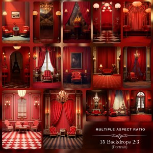 Roaring 20s Vintage Jazz Club Digital Backdrops: 30 Retro Backdrops ...