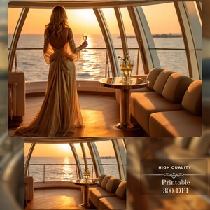 Cruise Ship Yacht Party Luxury Backdrop: 80 Sailor Party Photography ...